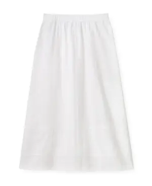 CARTOLINA Alice Linen Midi Skirt