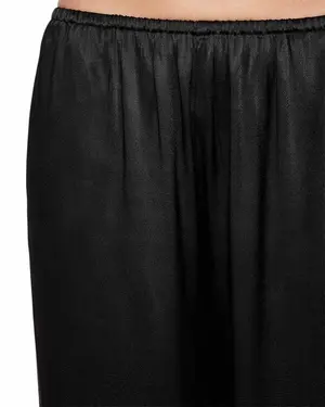 ALLSAINTS Lycia Satin Crepe Wide Leg Pants