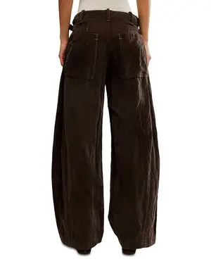 Free People Holding Onto This Cotton Blend Wide Leg Pants