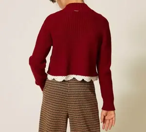 TWINSET Turtleneck Jumper With Crochet