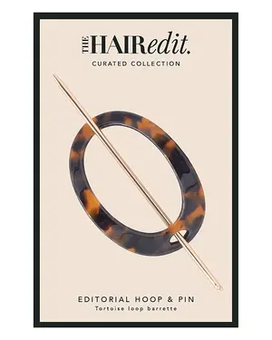 THE HAIR EDIT Editorial Hoop & Pin Barrette