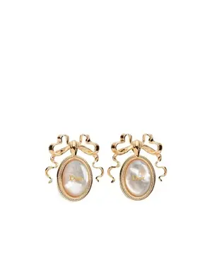 Dior Médaillon Earrings - Yellow