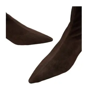 THE ROW Liisa Suede Ankle Boots