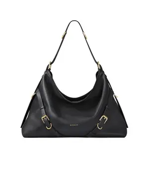 Givenchy Large Voyou Bag In Shiny Leather