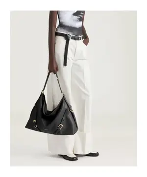 Givenchy Large Voyou Bag In Shiny Leather