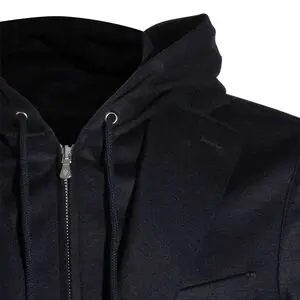 Eleventy Single-breasted Hooded Blazer