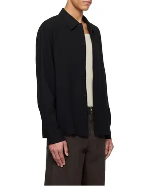 Séfr Point-collar Long-sleeve Shirt