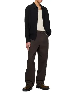 Séfr Point-collar Long-sleeve Shirt