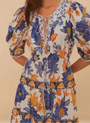 Farm Rio Short Sleeve Dress
