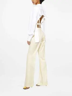 Moschino High-waisted Straight-leg Trousers
