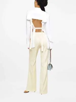 Moschino High-waisted Straight-leg Trousers