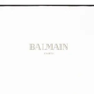 Balmain Baby Blanket With Vintage Logo
