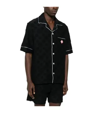 Casablanca Patterned Piping Shirt