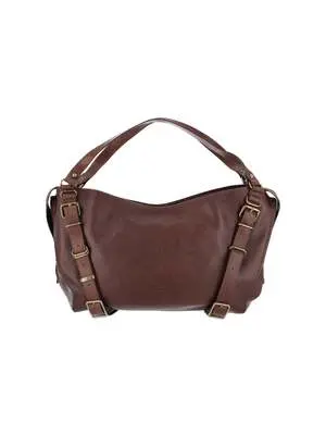 DIESEL® Leather Hobo Shoulder Bag - Brown
