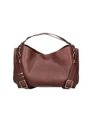 DIESEL® Diesel Leather Hobo Shoulder Bag Brown