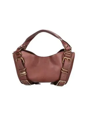DIESEL® Leather Shoulder Bag With Buckle Straps