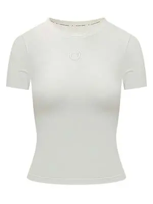 MARINE SERRE Mini Fitted Logo Short Sleeve T-shirt