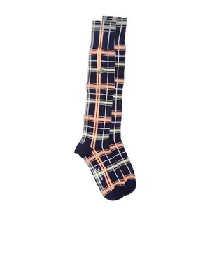 VIVIENNE WESTWOOD Check Orb-embroidered Socks