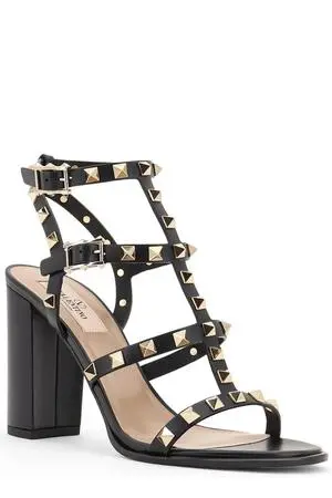 Valentino Garavani Rockstud T. 90 Leather Sandal