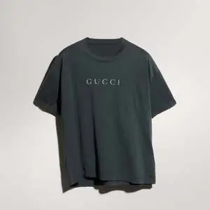 Gucci Oversized Logo T-shirt - Darkgreymc