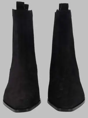 AeydĒ Italian 100% Cow Suede Leather Boots - Black