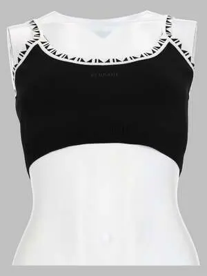 Versace Couture-style Short-sleeve Top