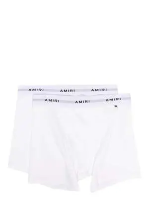 Amiri Logo Briefs 2-pack For - Bianco