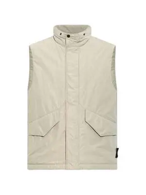 Stone Island Inspired Micro Twill Vest G100003 For - Sand