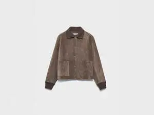 JW Anderson Suede Jacket In 100% Split Cow Suede