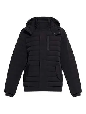 Moose Knuckles Level 2 Warmth Water-repellent Wind-resistant Down & Stretch Stand-collar Jacket With Zip-off Hood