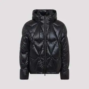 Moose Knuckles Iceberg Puffer Down Jacket In Recycled Nylon - Black