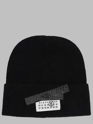 MAISON MARGIELA Mini Wool Hat - Black
