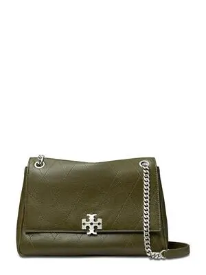 Tory Burch Charlie Quilted Leather Shoulder Handbag