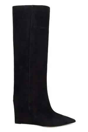 JIMMY CHOO Jimmy Choo High Suede Wedge Heel Boot