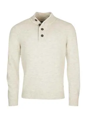 Barbour Wool & Polyester Sweater - Grey