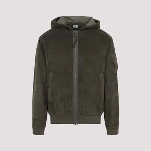 C.P. COMPANY Corduroy Full-zip Cotton Sweatshirt