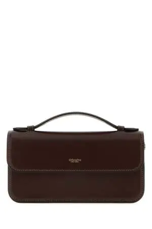 COACH NEW YORK Elora Mini Leather Handbag - Brown