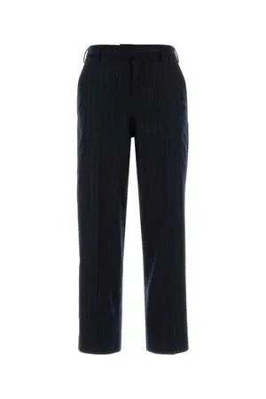 PT TORINO Embroidered Stretch Wool Emma Pant - Stripped