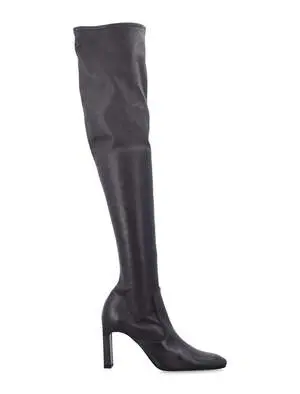 TOTEME Stretch Nappa Leather Over-the-knee Boots With Set-back Bar Heel