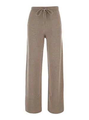 Max Mara Fiabe Straight-hem Cotton Pants With Pockets For