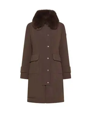 Peuterey Down Coat With Fur Collar