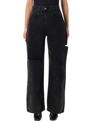ICON DENIM LOS ANGELES Cutout Detail Wide-leg Jeans