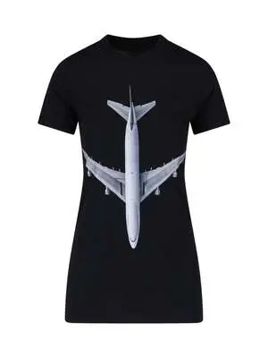 ERL Graphic Airplane T-shirt Dress