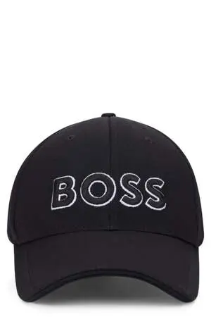 BOSS Embroidered Logo Cap - Black