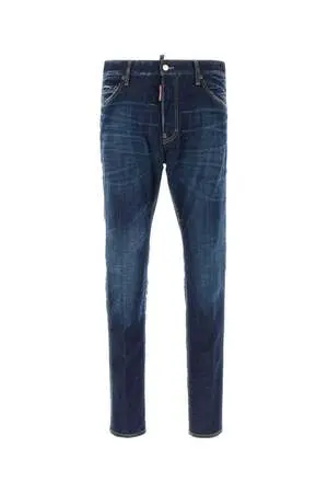 Dsquared2 Cotton Blend Jeans - Blue