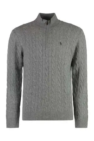 Polo Ralph Lauren Cable-knit Wool & Cashmere Sweater - Grey