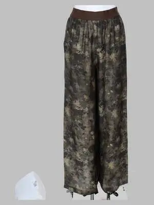 UMA WANG Viscose-cupro Trousers