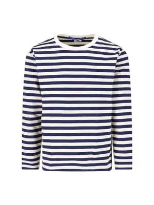 Junya Watanabe Striped Crewneck Long Sleeve Top