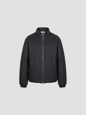 JIL SANDER Goose Down Puffer Jacket In Wool
