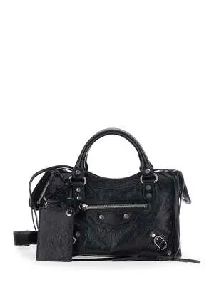 Balenciaga Le City Mini Handbag - Black